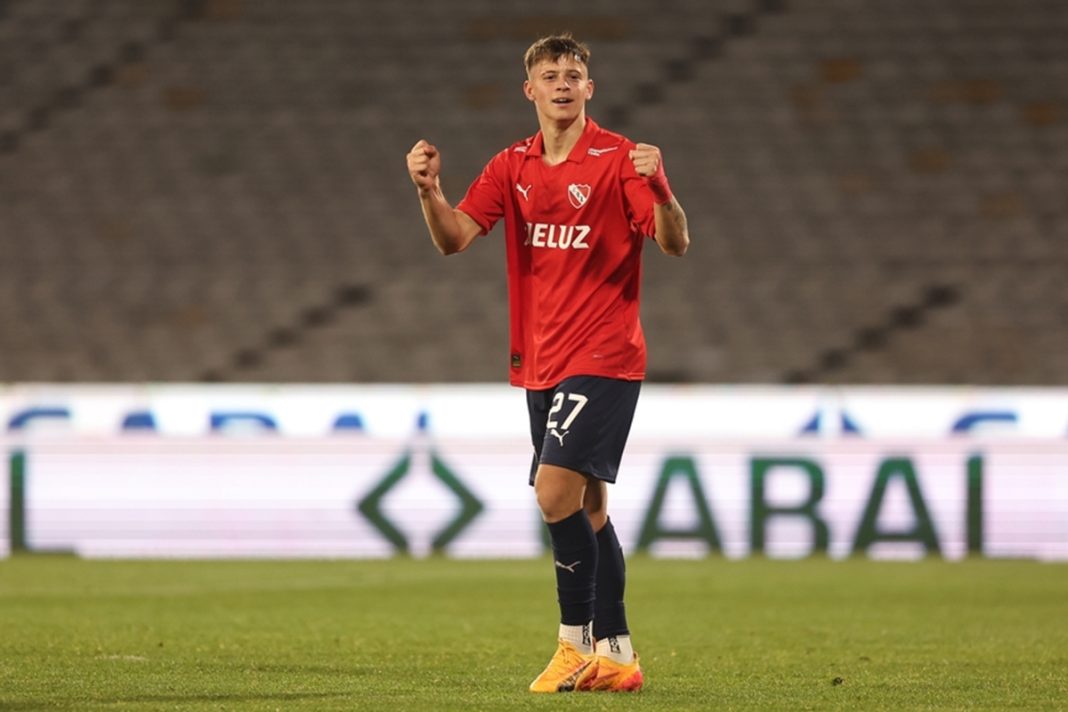 Diego Tarzia marcó su primer gol en la Primera de Independiente